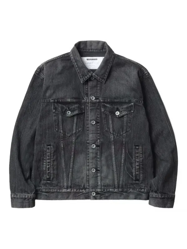 NEIGHBORHOOD Buttoned Denim Jacket - Grey