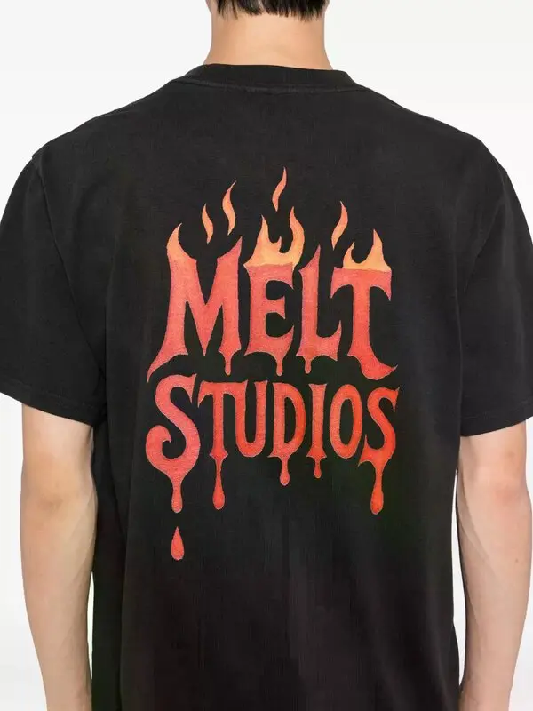 MELT Graphic-printed T-shirt - Black