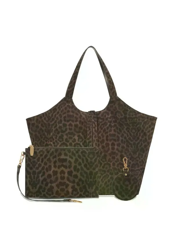 POTAMY Leopard-print Tote Bag
