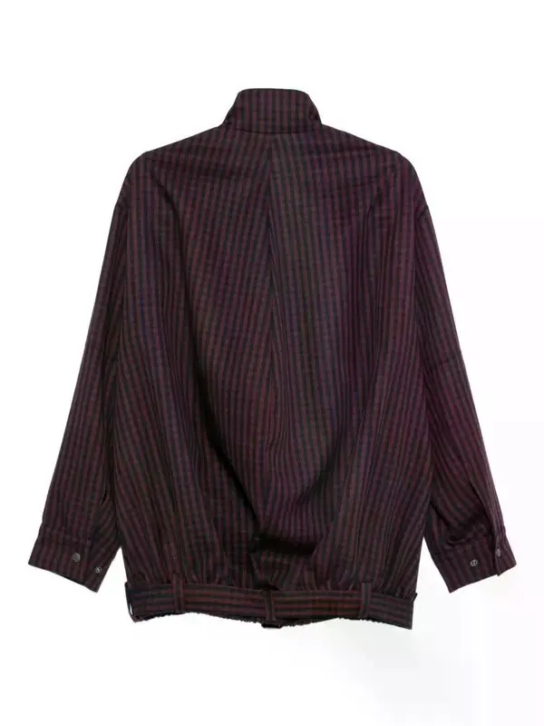 Tibi Gingham Bomber Jacket