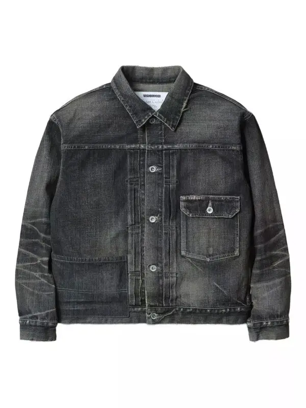 NEIGHBORHOOD Buttoned Denim Jacket - Grey