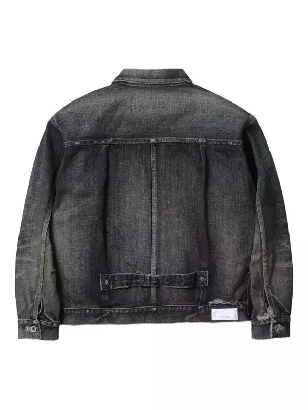 NEIGHBORHOOD Buttoned Denim Jacket - Grey