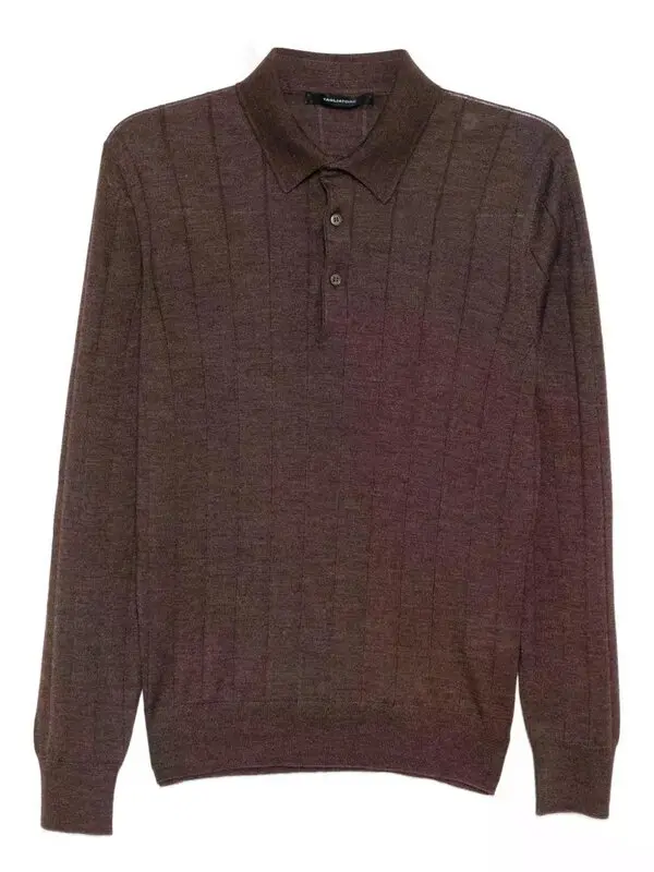 Tagliatore Polo Shirt - Brown