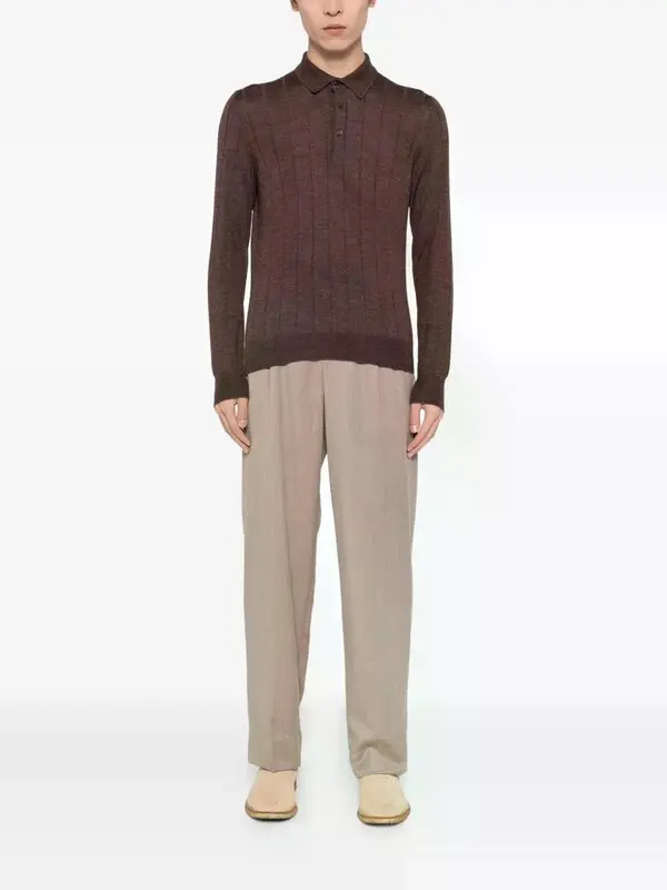 Tagliatore Polo Shirt - Brown
