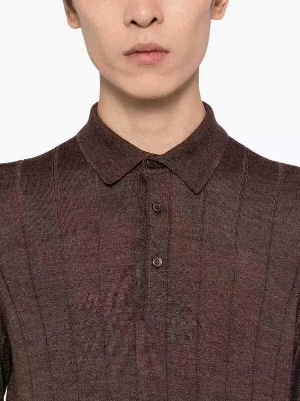 Tagliatore Polo Shirt - Brown