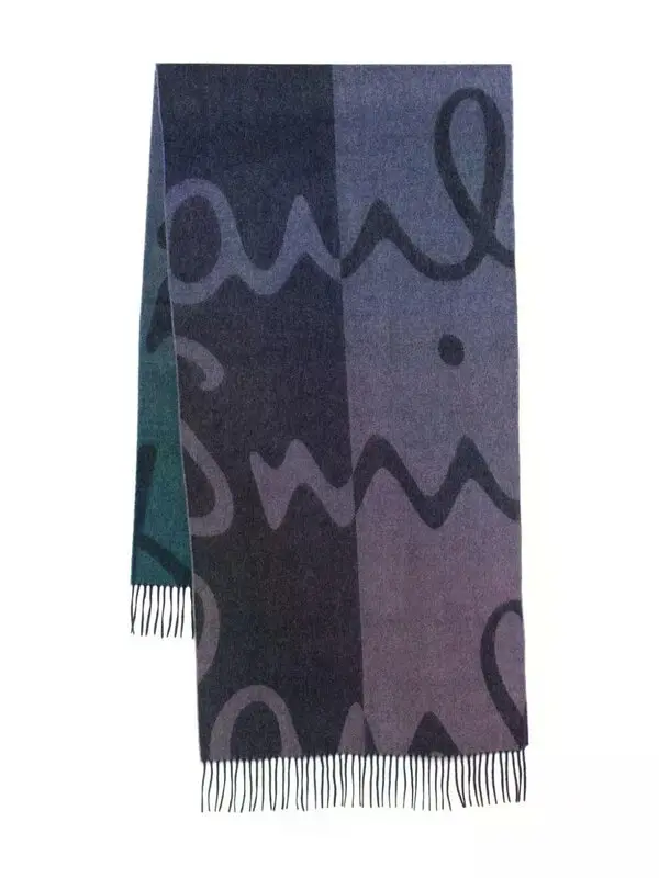 Paul Smith Reversible Scarf - Purple