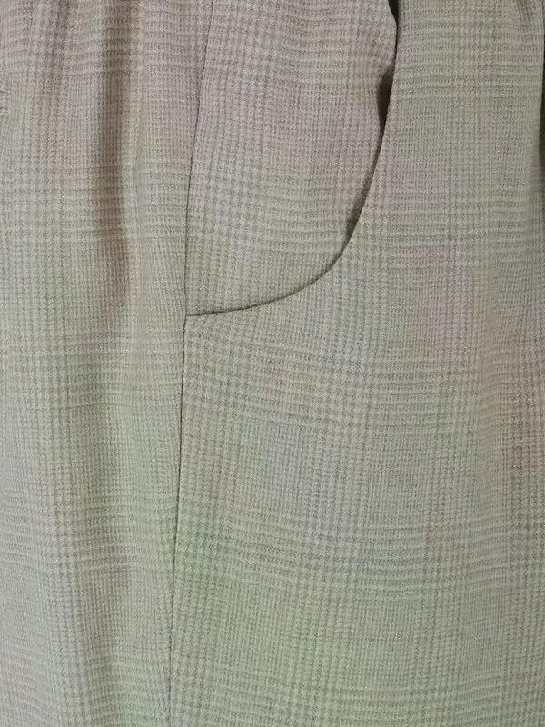 Kiton Check Pattern Trousers