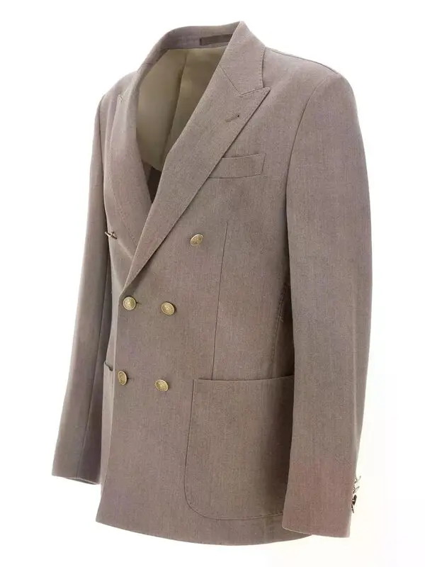 Eleventy Peak-lapels Double-breasted Blazer