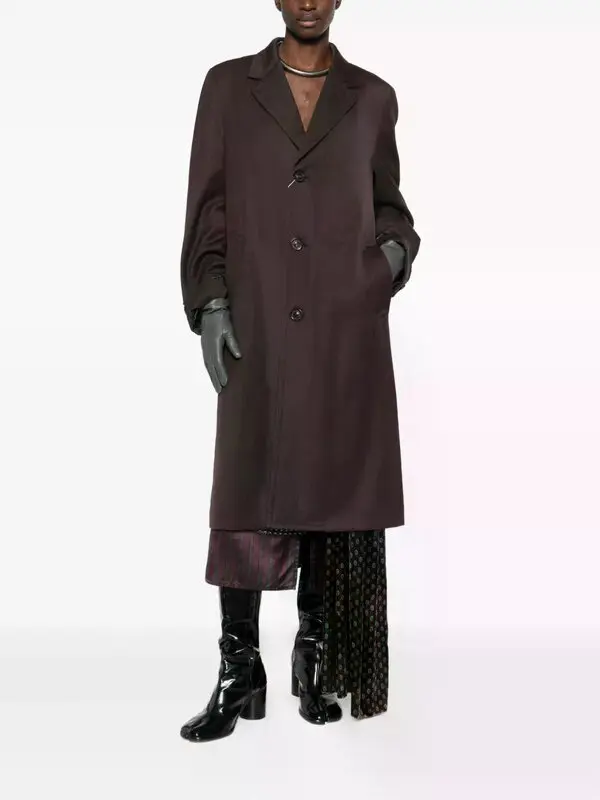 MAISON MARGIELA Button-up Coat - Brown