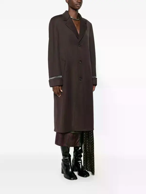 MAISON MARGIELA Button-up Coat - Brown