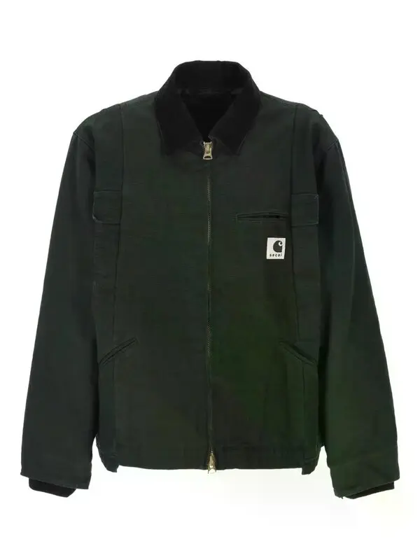 Sacai X Carhartt Wip Duck Long-sleeved Jacket