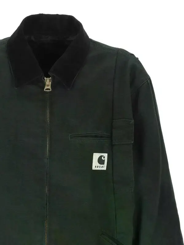 Sacai X Carhartt Wip Duck Long-sleeved Jacket