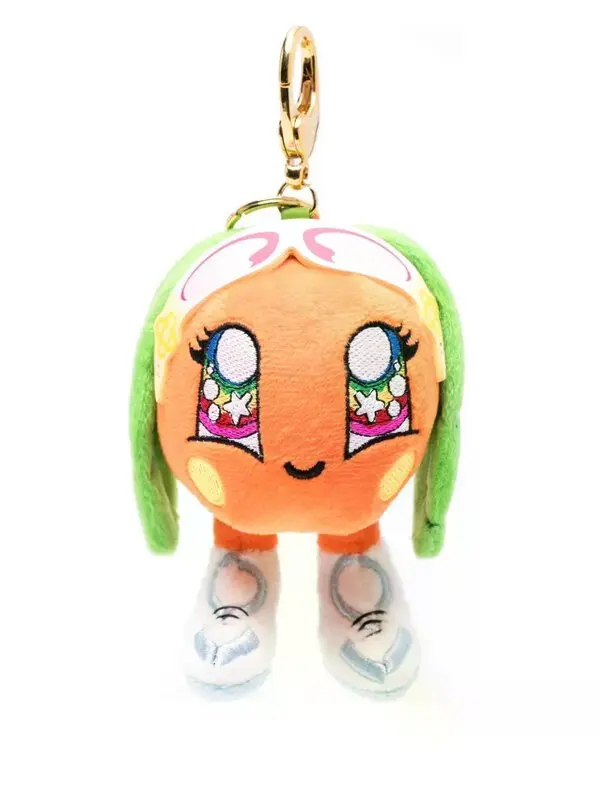 Casablanca Plush Charm Keyring - Orange
