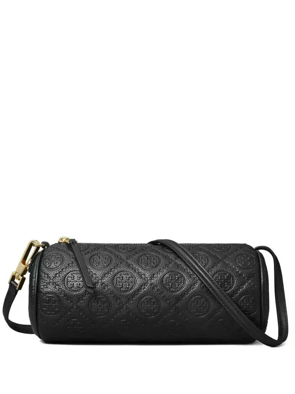 Tory Burch T Monogram Pebble Cylinder Bag