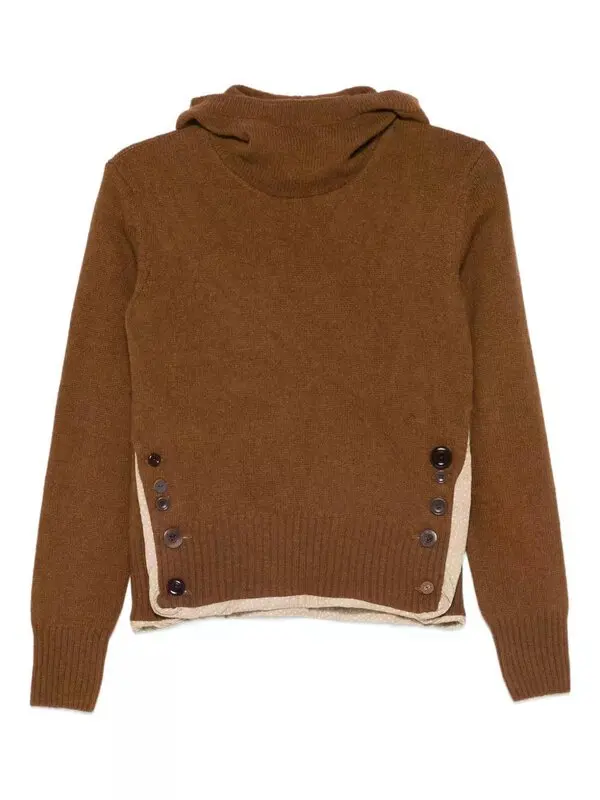 UNDERCOVERISM Contrasting-trim Jumper