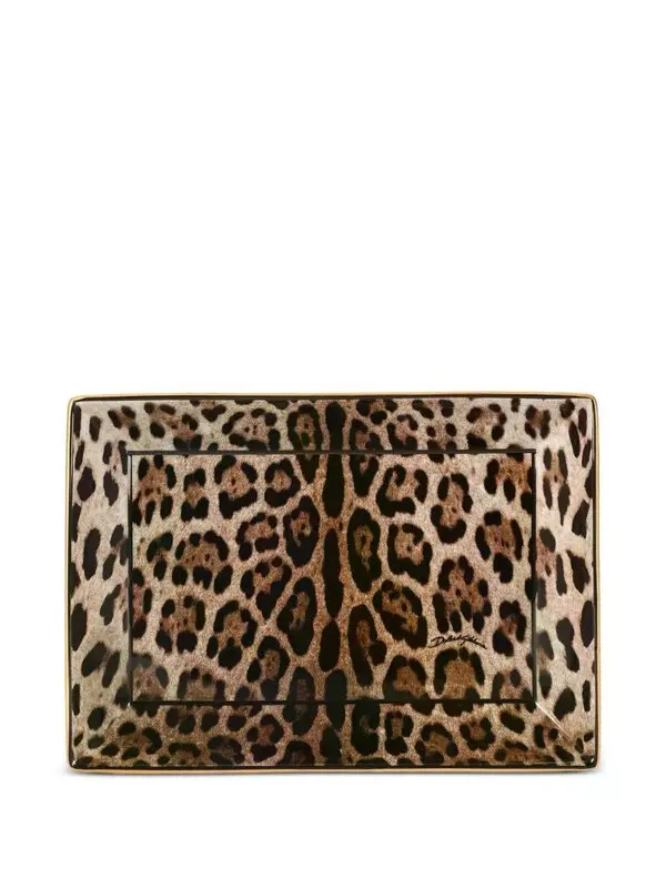 Dolce & Gabbana Porcelain Trinket Tray - Brown