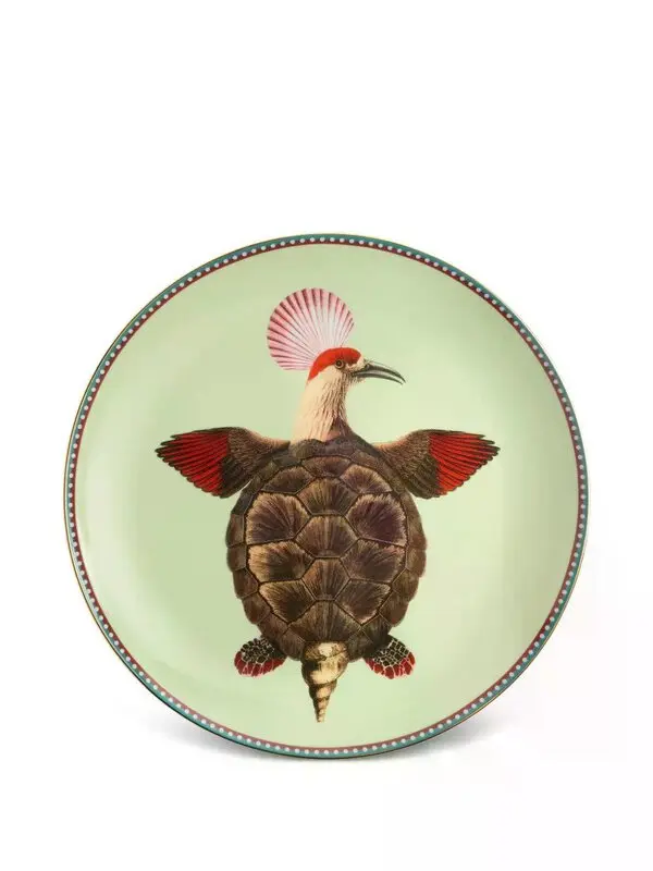 La DoubleJ X Beto Val Fantastic Creatures Plate - Green