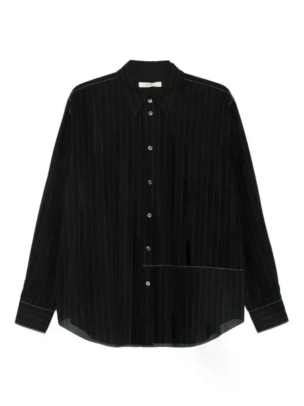 6397 Sheer Pinstripe Shirt