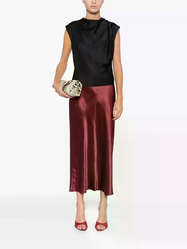 Vince Sleeveless Draped Blouse