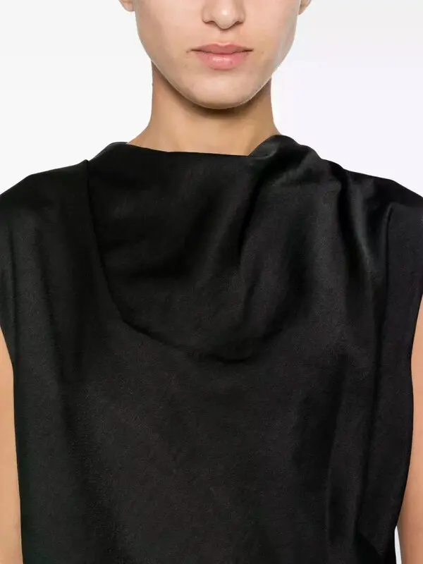 Vince Sleeveless Draped Blouse