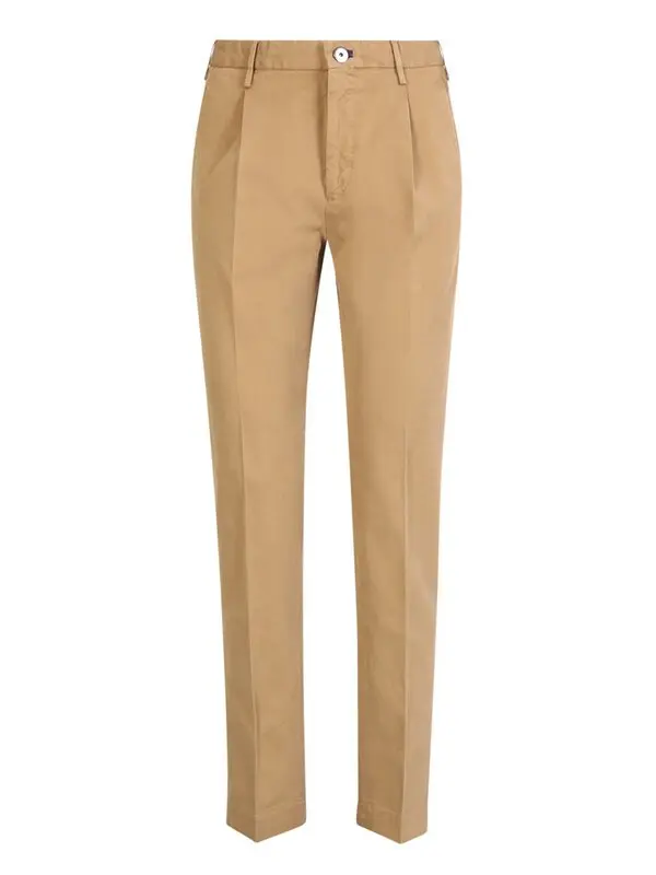 Incotex Straight Leg Trousers - Beige