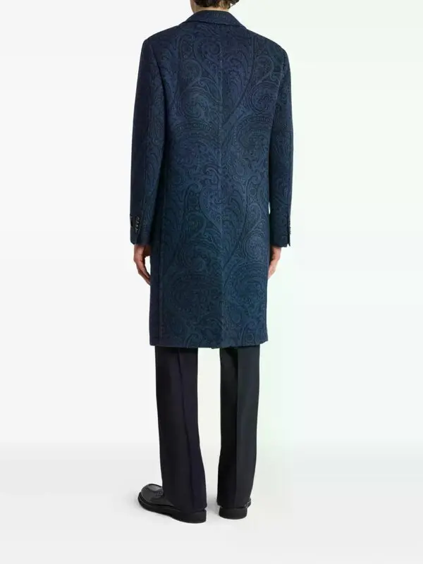 Etro Paisley-jacquard Overcoat