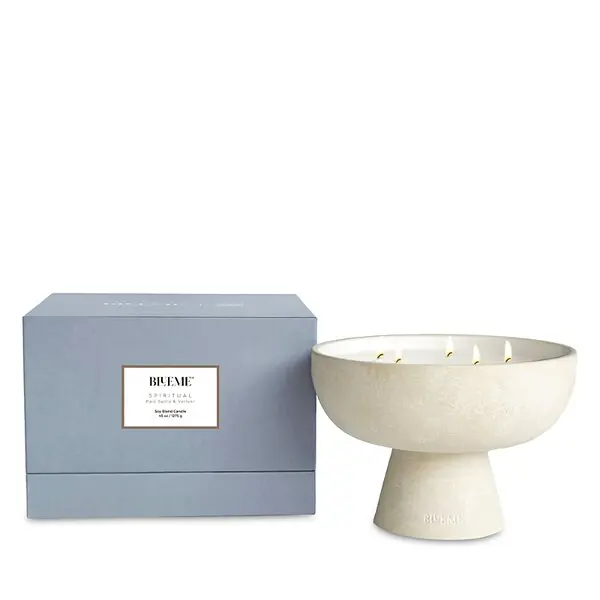 BLUEME Spiritual Palo Santo & Vetiver Soy Blend Candle 45 Oz - No Color