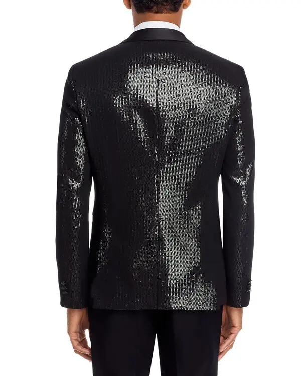 Hugo Arti Sequin Notch Extra Slim Fit Dinner Jacket