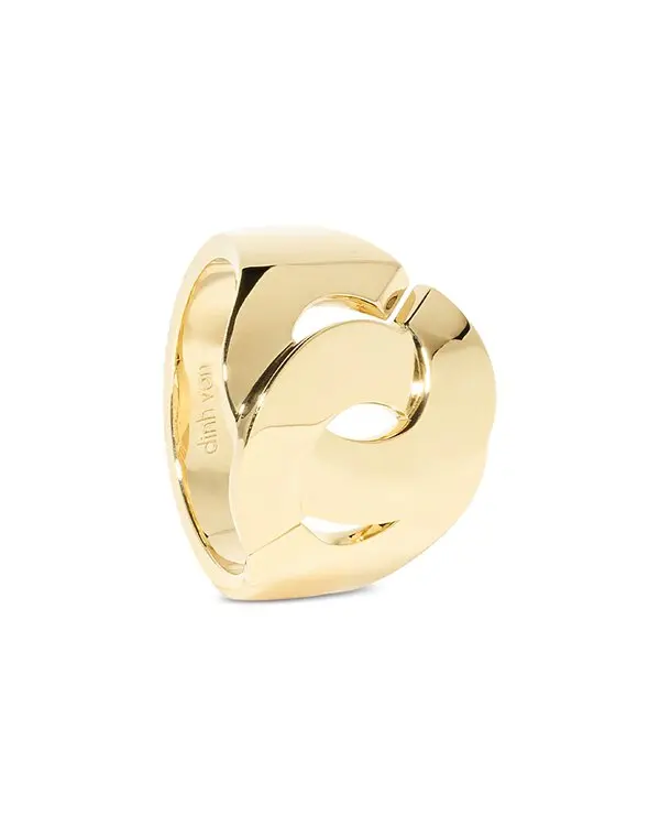 DINH VAN 18k Yellow Menottes Polished Statement Ring - Gold
