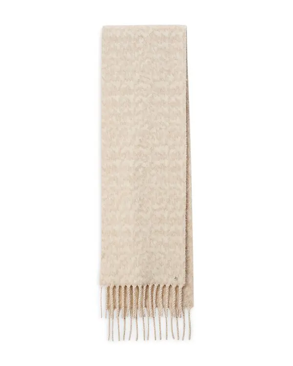 Rag & Bone Nora Twisty Alpaca & Wool Blend Scarf - Ecru