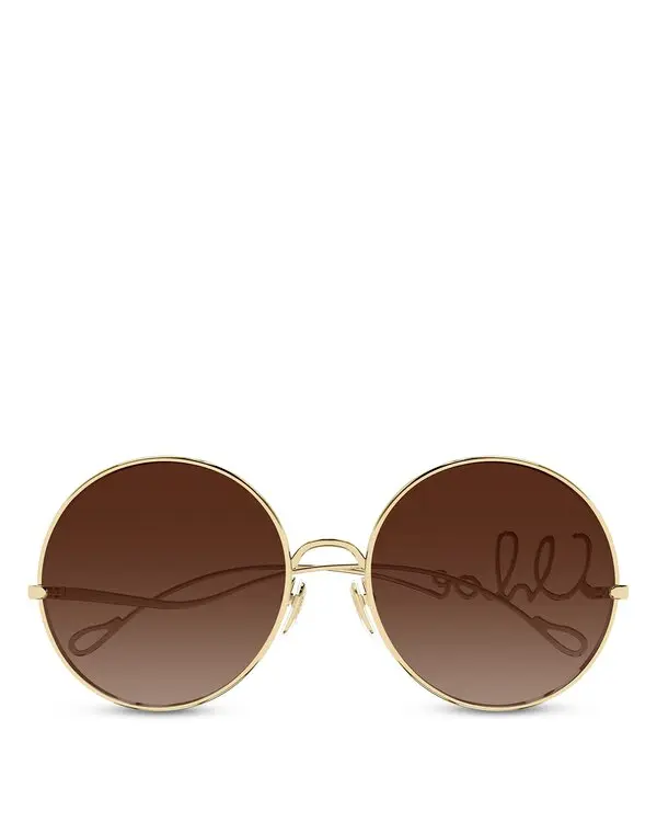 Chloé Round Sunglasses, 60mm
