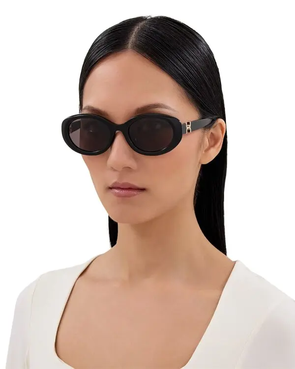 Chloé Oval Sunglasses, 54mm