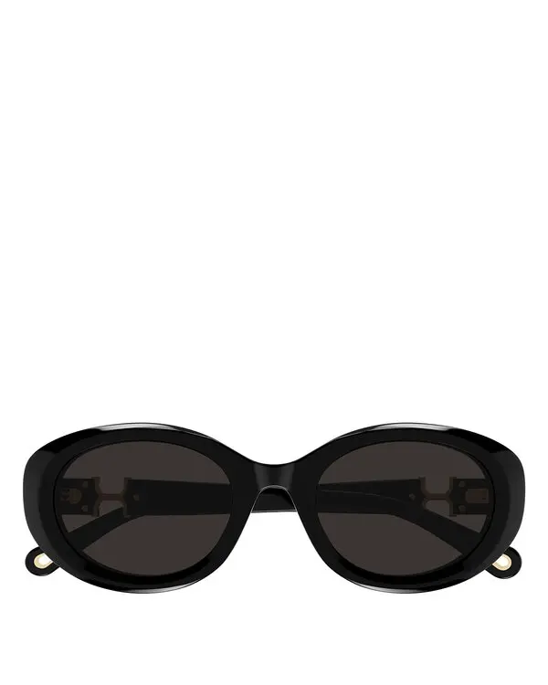 Chloé Oval Sunglasses, 54mm