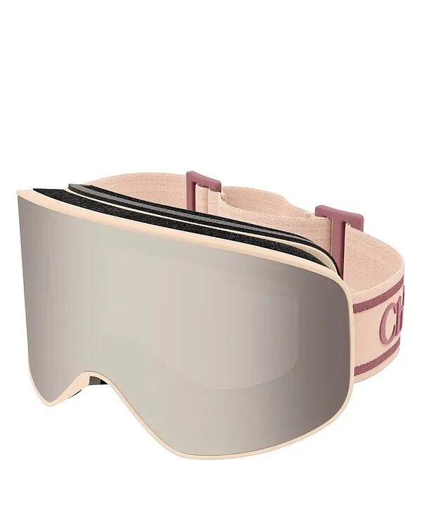 Chloé Mask Sunglasses, 99mm - Pink