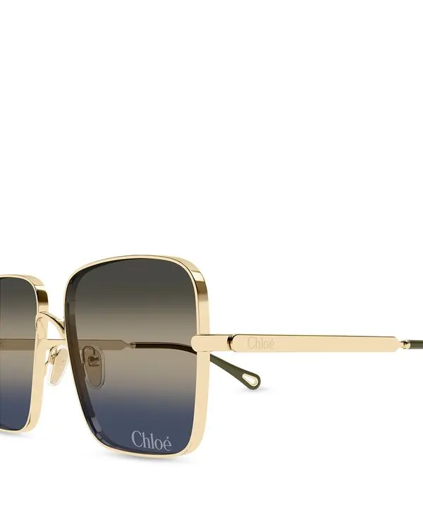 Chloé Square Sunglasses, 61mm