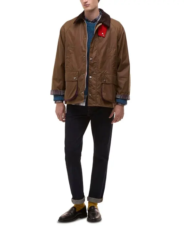 Barbour X Paul Smith Bedale Wax Jacket