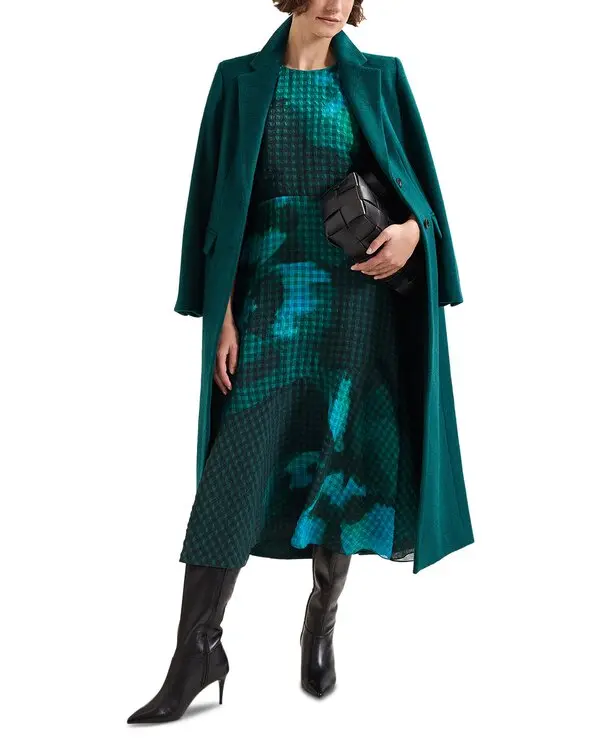 PHASE EIGHT Lydia Long Wool Blend Coat
