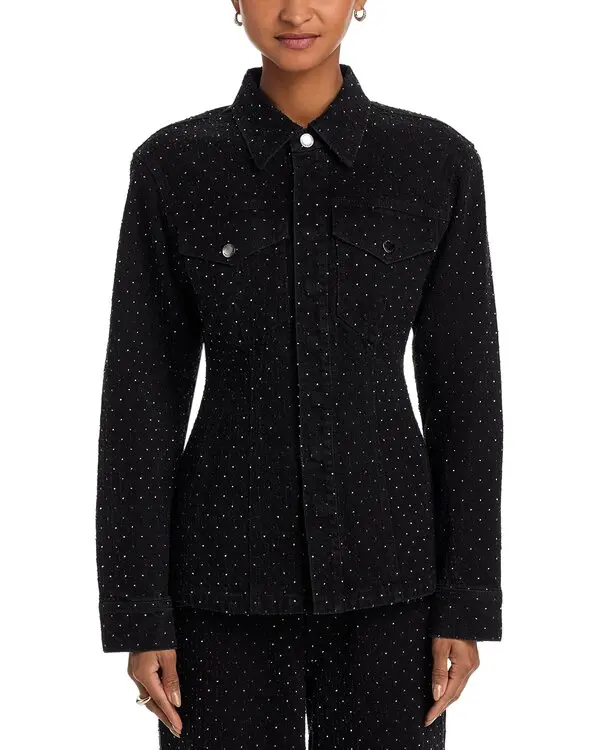 Steve Madden Parc Studded Snap-front Jacket