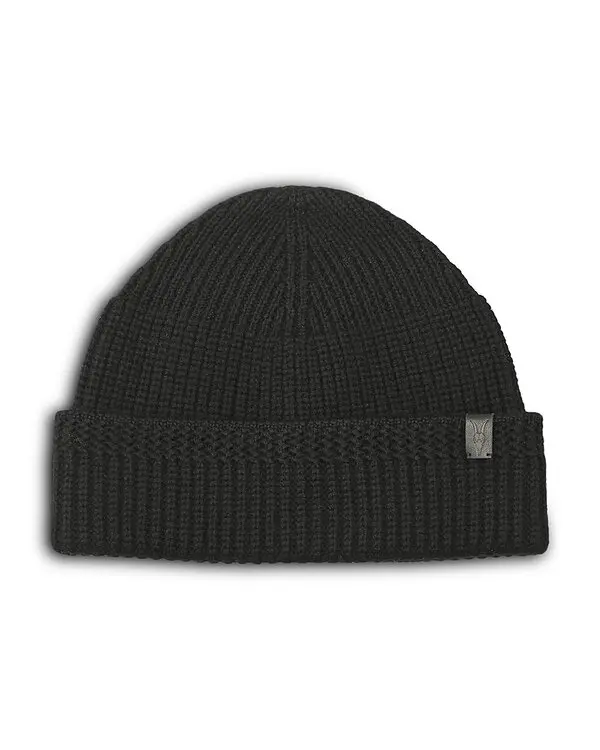 ALLSAINTS Merino Wool Beanie - Black
