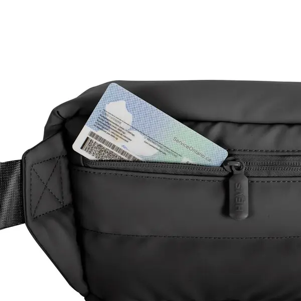 HEYS Puffer Waist Bag - Black