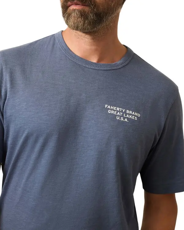 Faherty Brand Sunwashed Graphic Tee