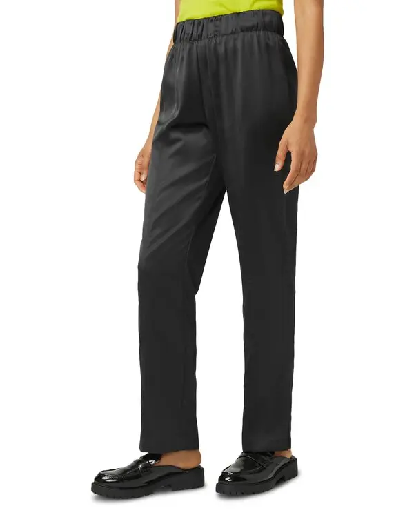 Hue Satin Wide-leg Leggings