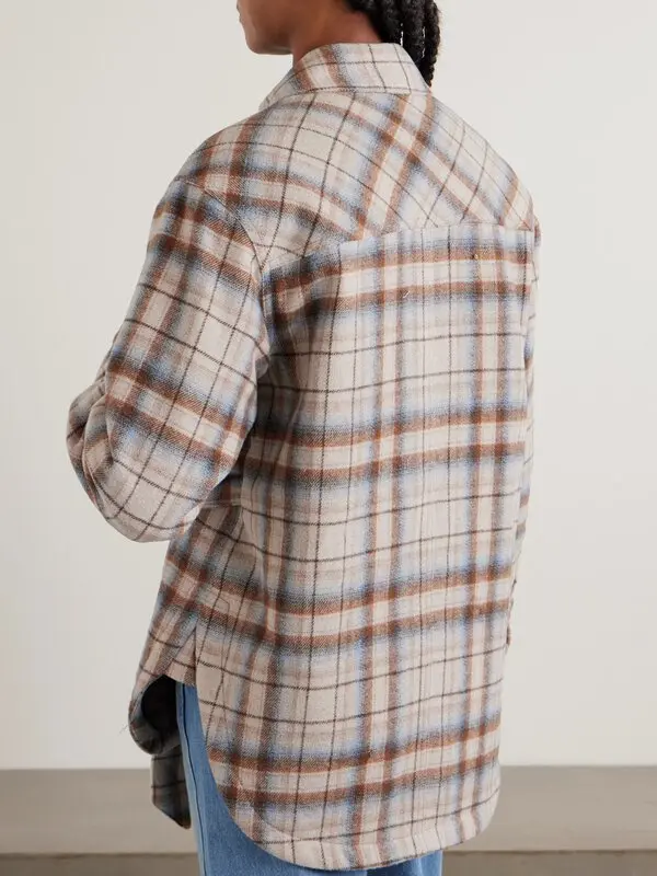 Veronica Beard Mikaela Belted Flannel Jacket