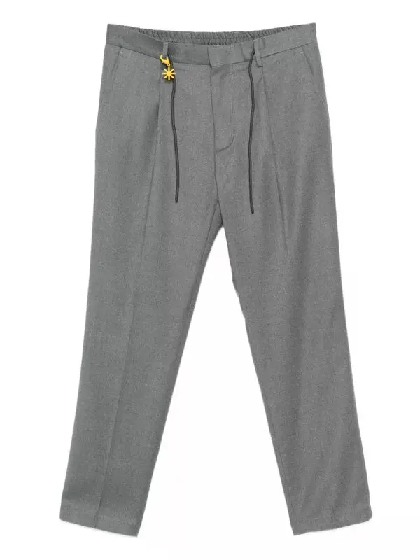 MANUEL RITZ Drawstring Straight-leg Trousers