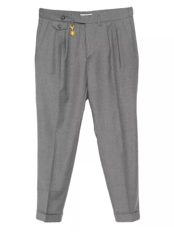 MANUEL RITZ Pleated Wool Trousers