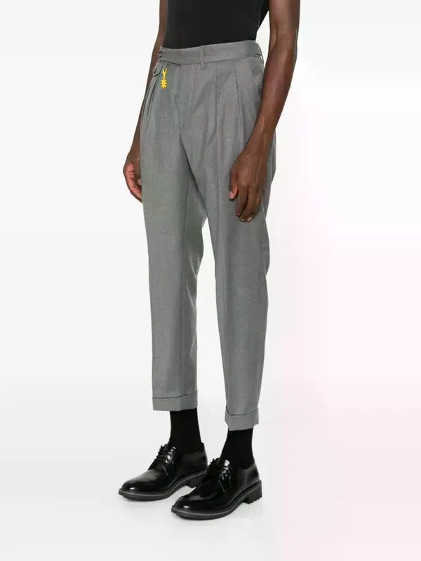 MANUEL RITZ Pleated Wool Trousers