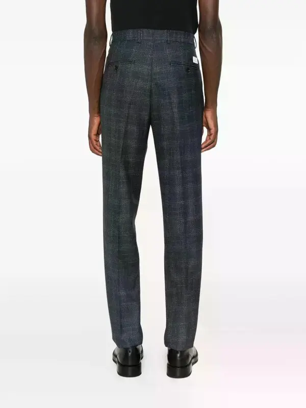 MANUEL RITZ Check-pattern Trousers
