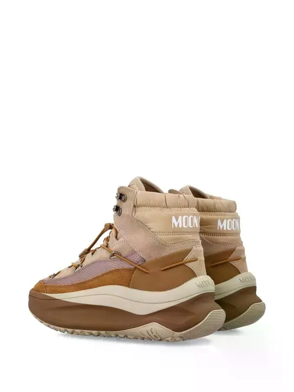 Moon Boot Lace-up Sneakers - Neutrals
