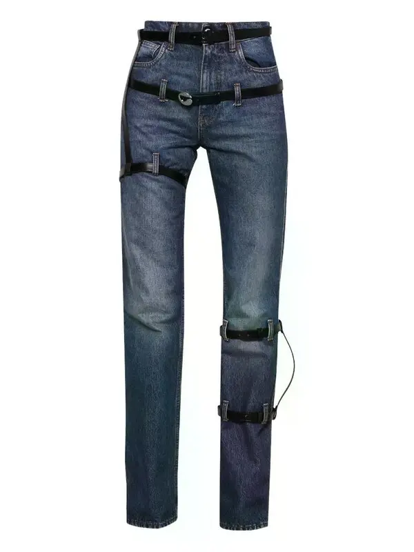 Coperni Multi-belt Five-pocket Jeans