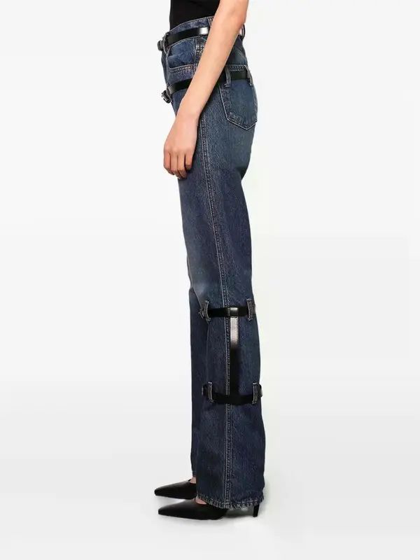 Coperni Multi-belt Five-pocket Jeans